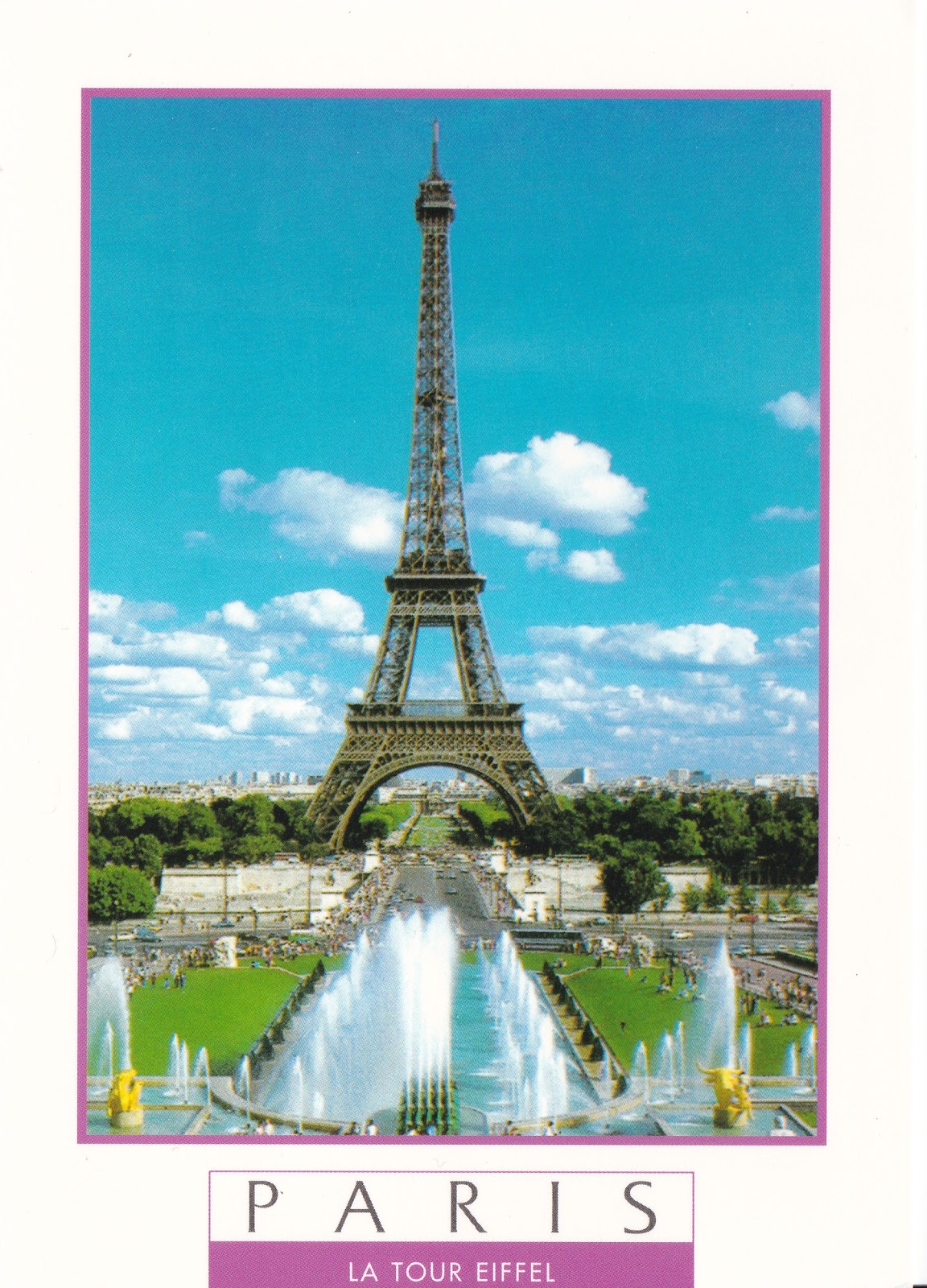 Love of Postcards~~: Eiffel Tower