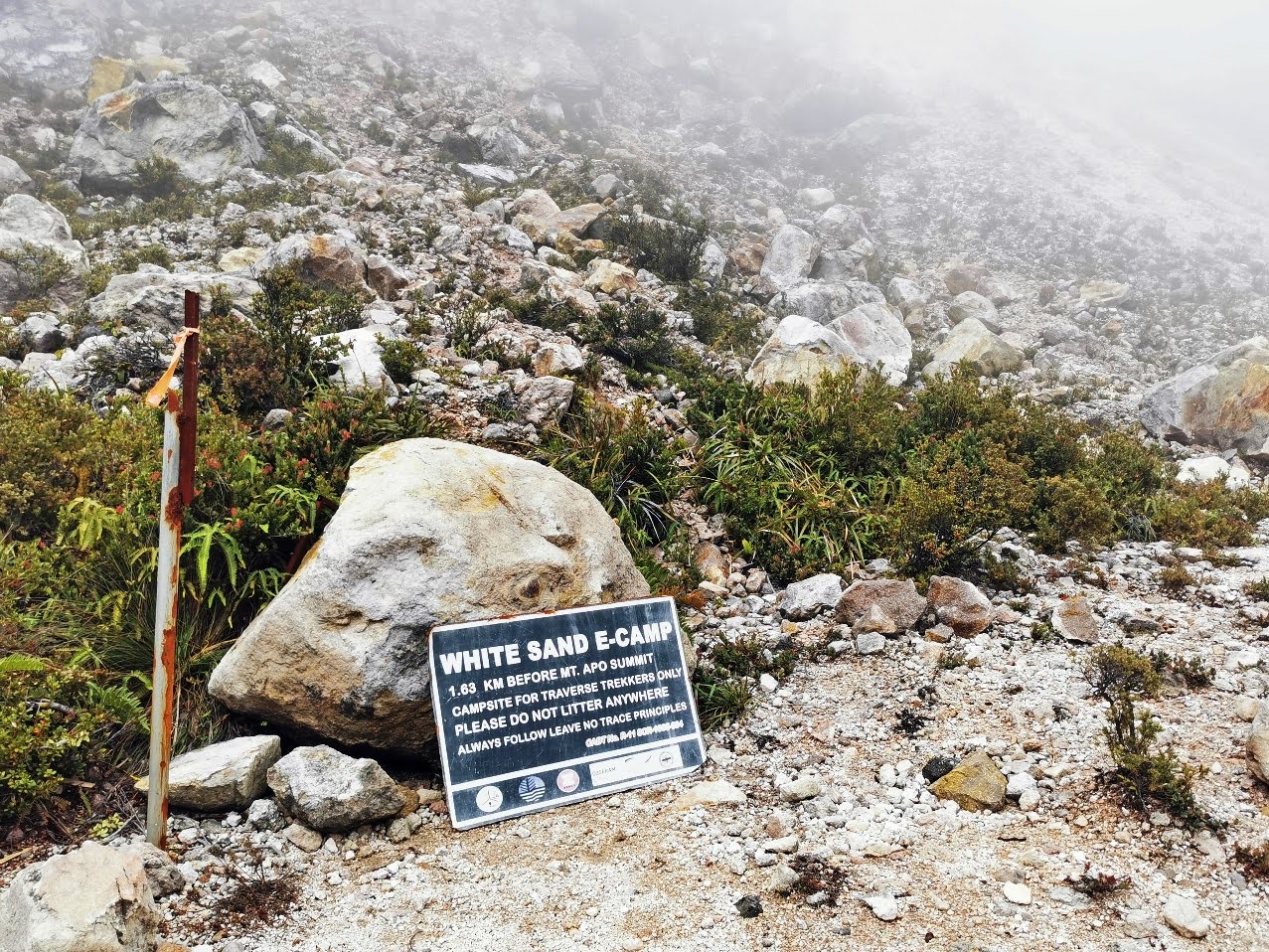 the viewing deck: Mt. Apo (2,954masl) Day-Hike (Sibulan Trail)