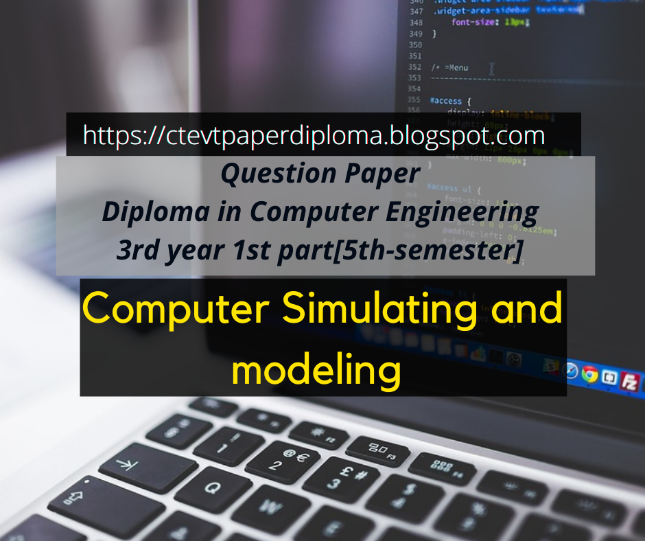 CTEVT | Computer Simulation & Modeling | Diploma in Computer 5th Sem ...