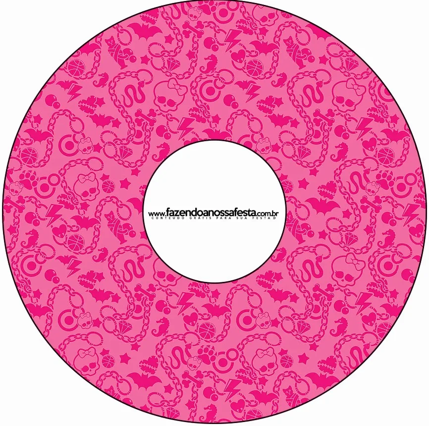 Pink Monster High: Free Printable Candy Bar Labels. - Oh My Fiesta! in ...
