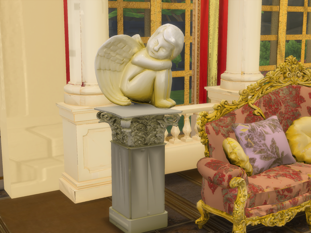 Anna Quinn Stories: 3 Little Statues For Decor For SIMS 4