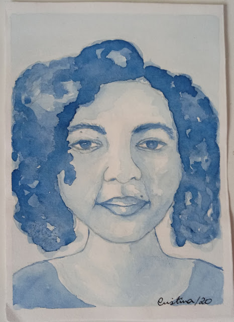 Portfólio de Artes Visuais - Cristina Souza: Autorretrato em Aquarela ... Portfólio de Artes Visuais - Cristina Souza: Autorretrato em Aquarela ...