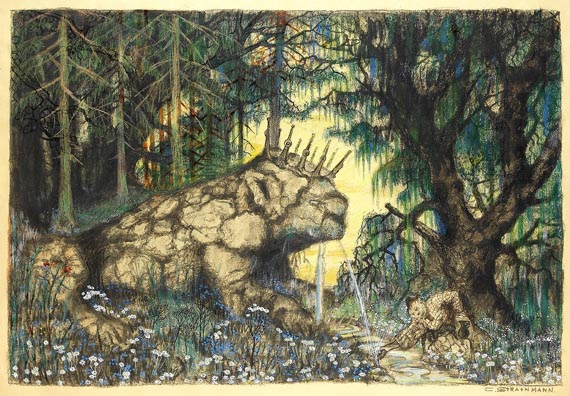 Hall of the Mountain King: Inspiring Illustrations - The Crowned Beast ...