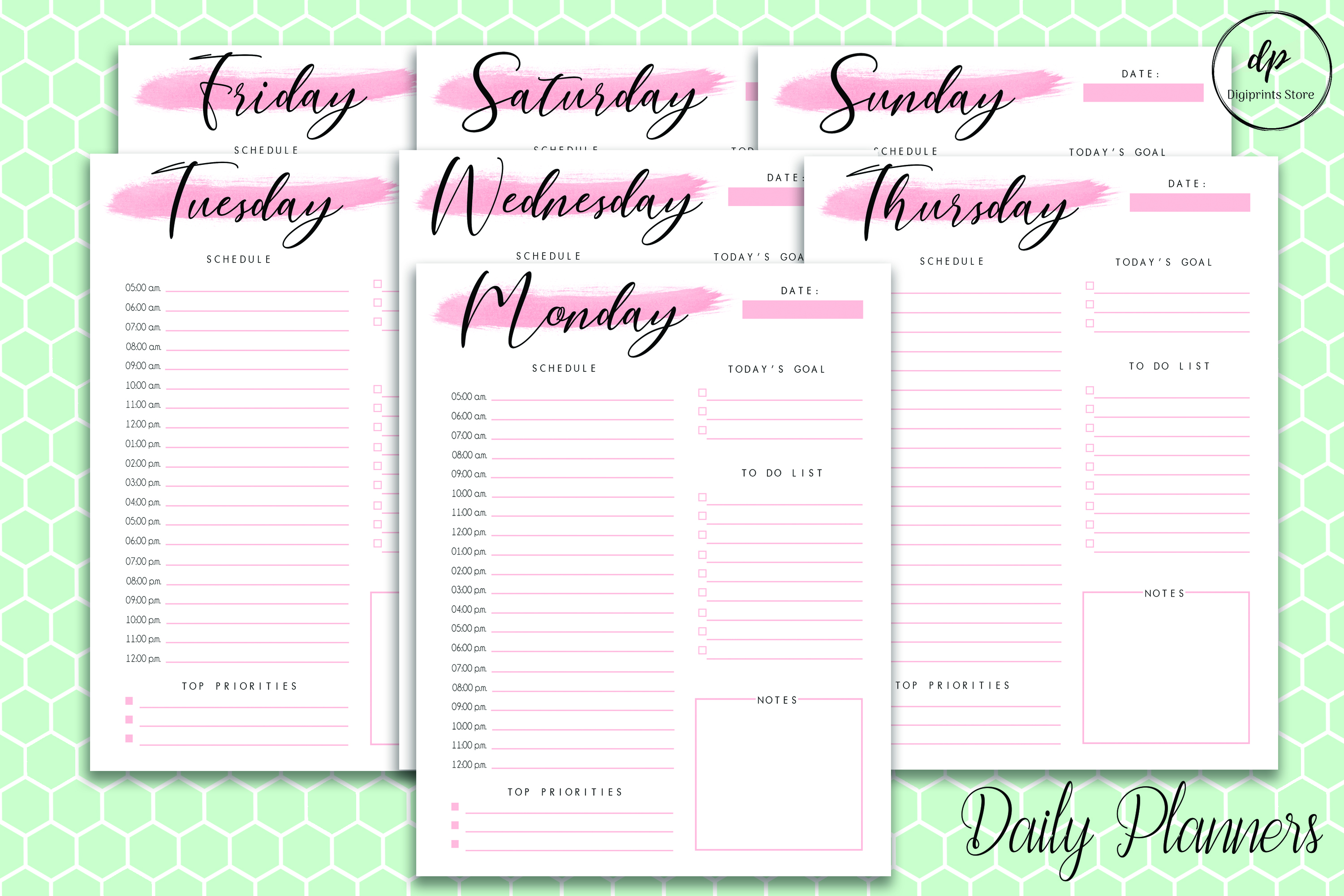 Ultimate Printable Planner kit - 20 page printable planner kit ...