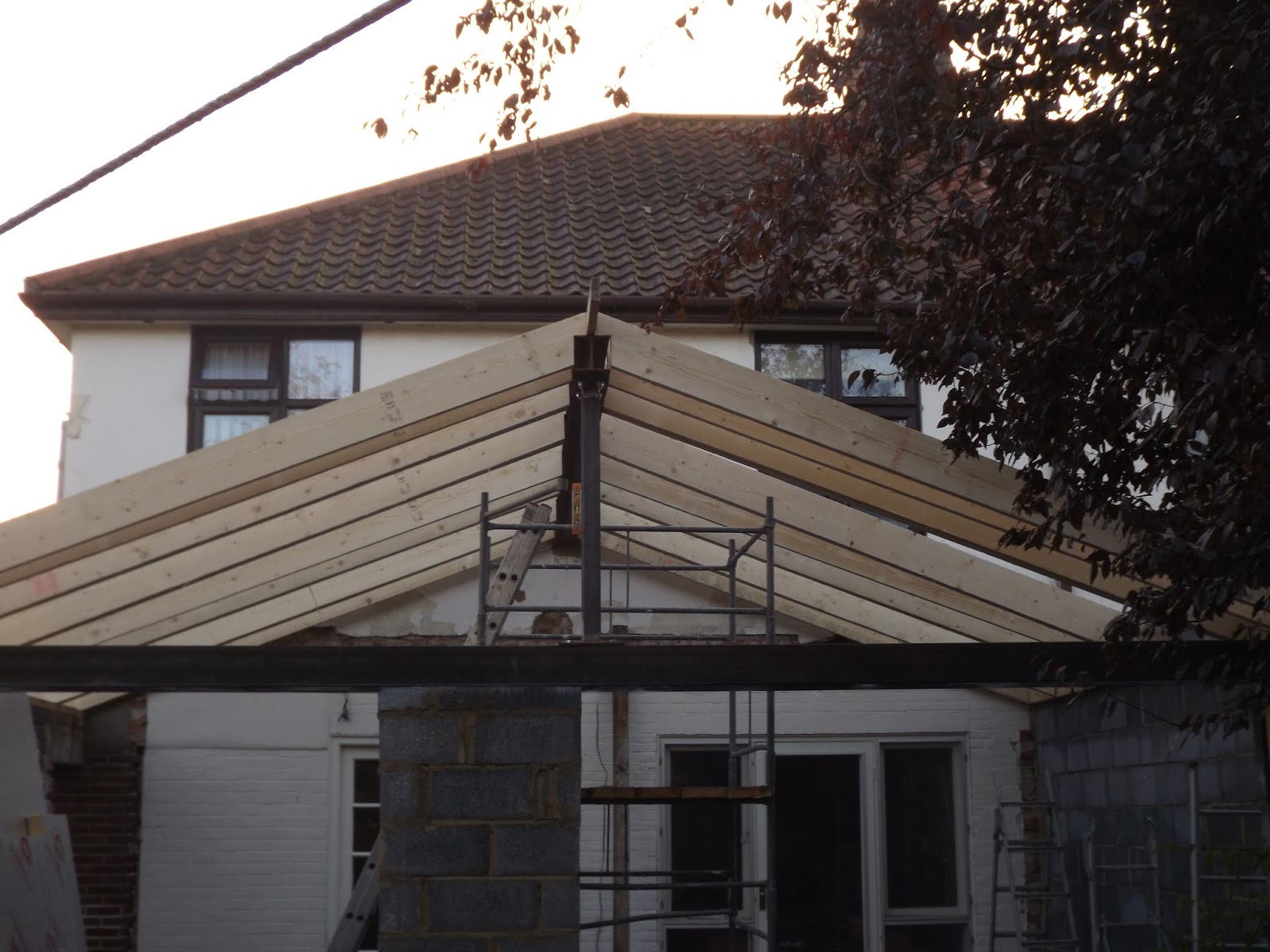 Extending Green Lane: Happy ever rafter