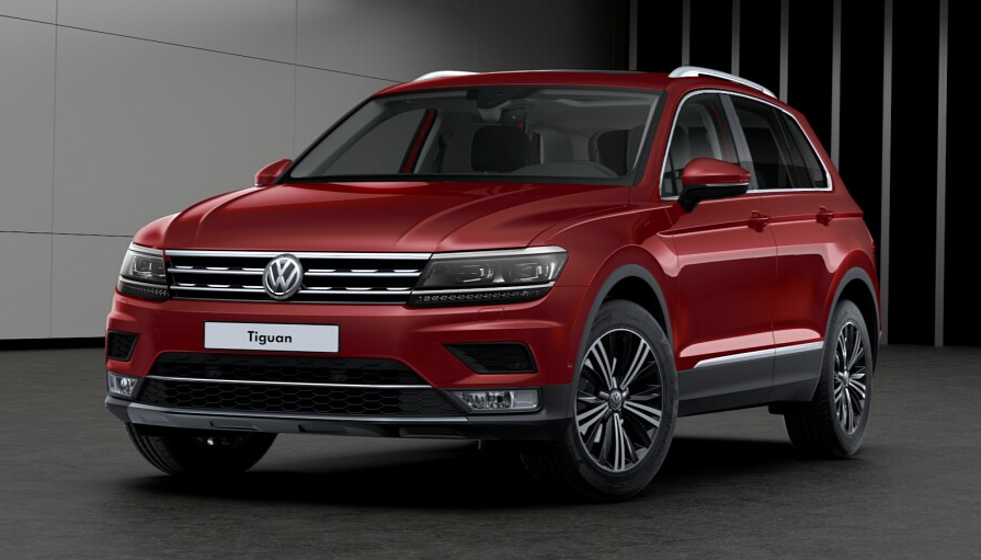Volkswagen Tiguan 2 (2016 à 2020) - Couleurs et code peinture
