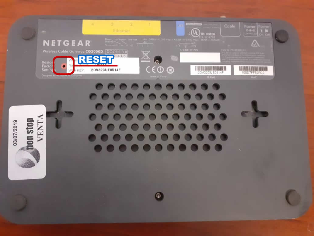 EII NRT MÉXICO: ° CABLEMODEM NETGEAR