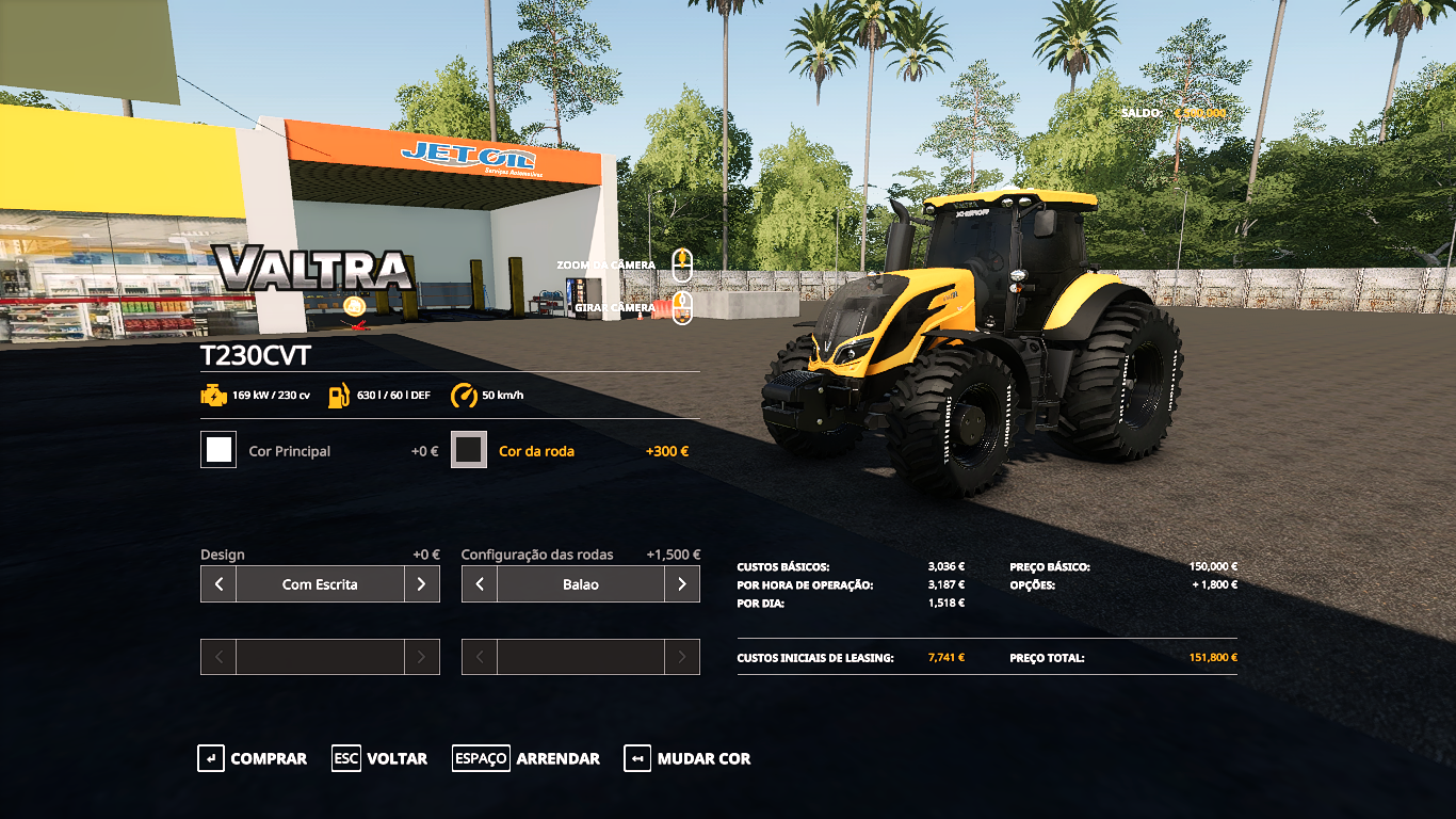 VALTRA CVT T-230 FS19 - Ls mods-Brasil
