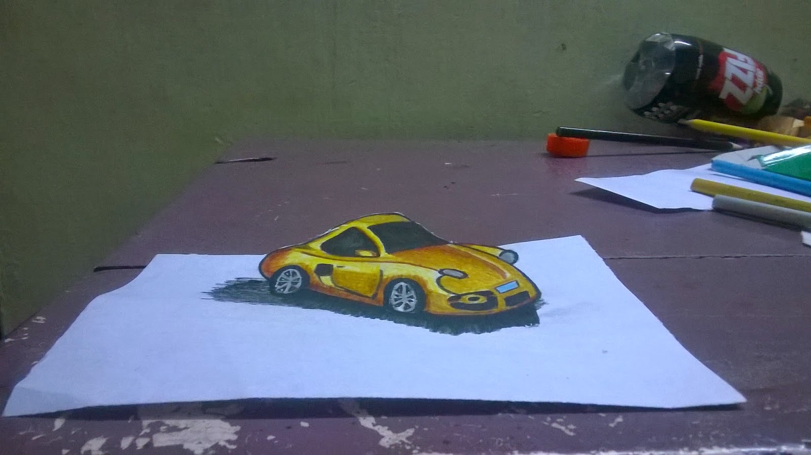 My Art: 3D Art- Secret techniques for Anamorphic drawing