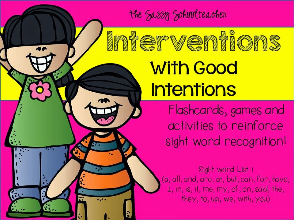 The Sassy School Teacher: Sight Word Interventions and Organizing the ...