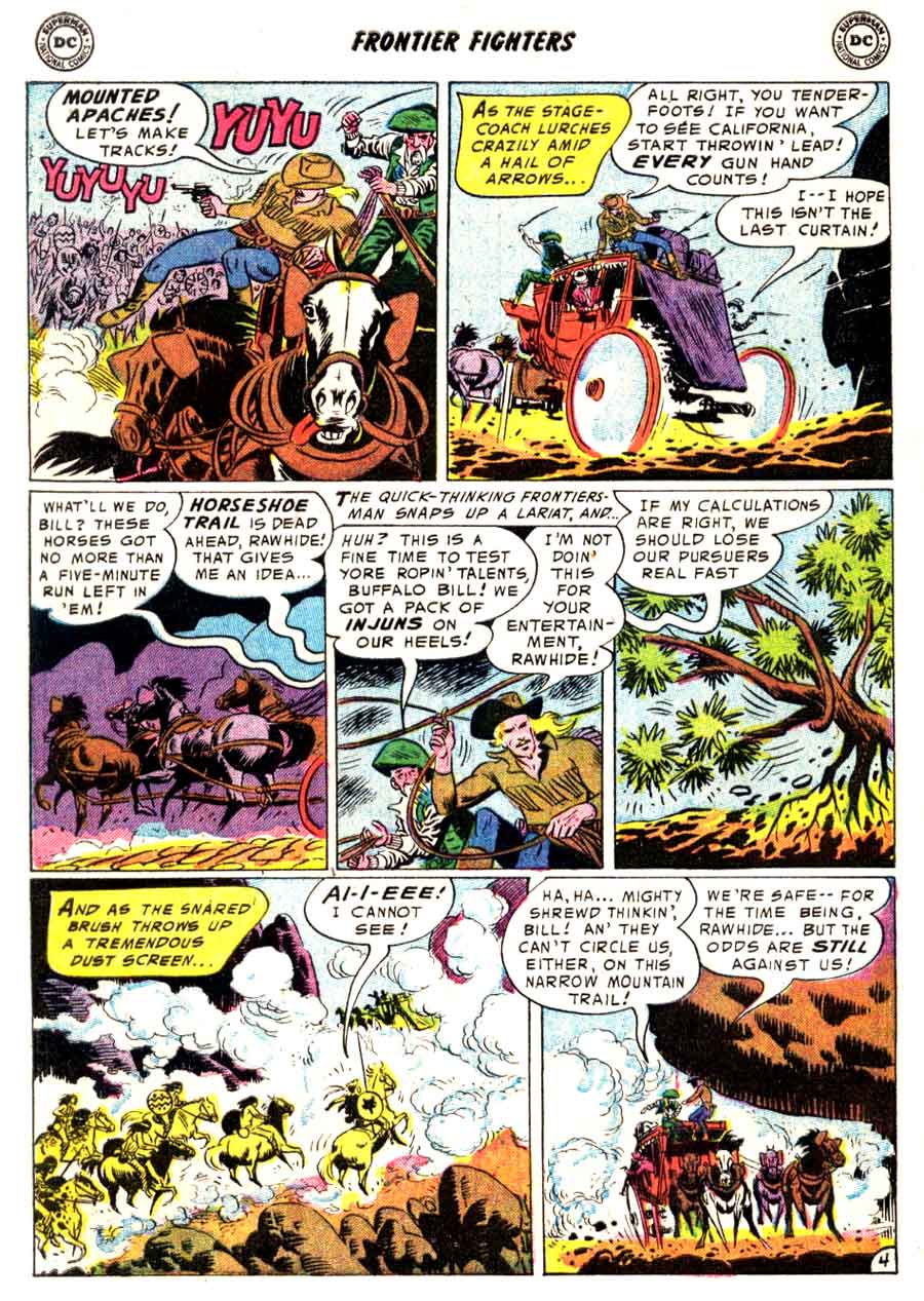 Frontier Fighters #4 - Joe Kubert art - Pencil Ink