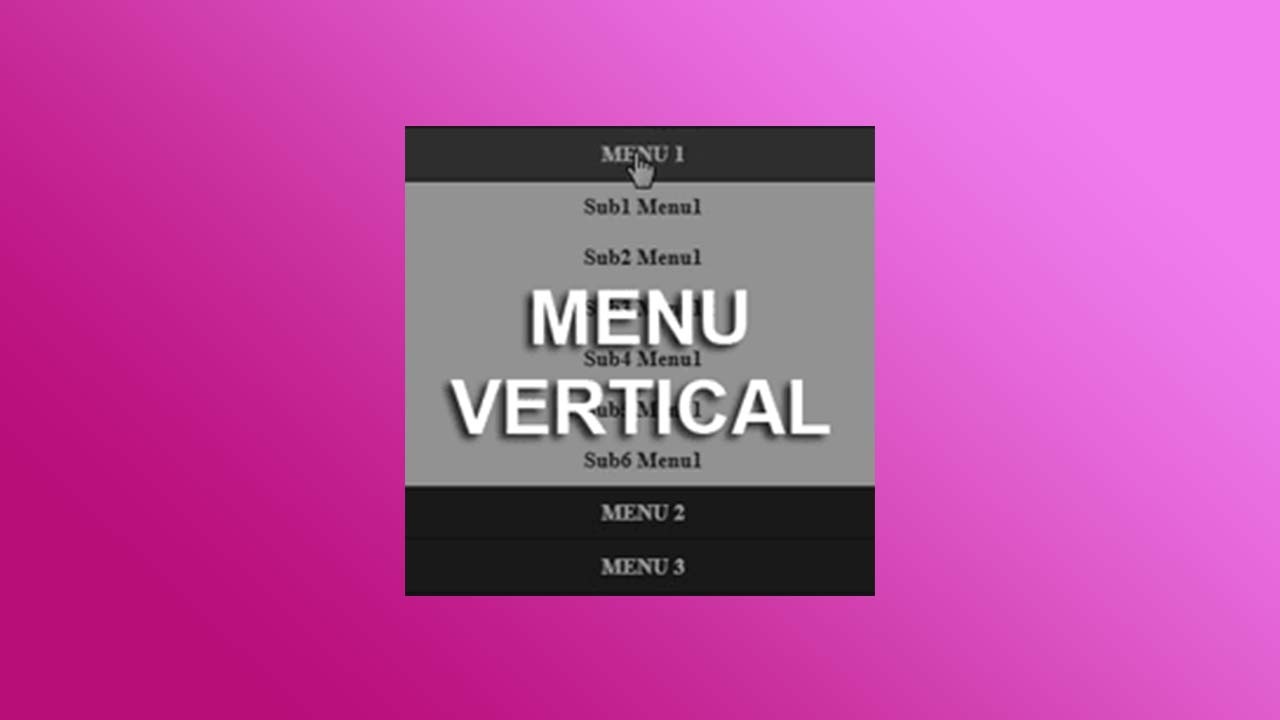Membuat Menu Vertical Dan Menu Vertical Hide