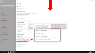 CARA MENGATUR MONITOR TAMBAHAN UNTUK LAPTOP DI WINDOWS 10 - IMAJINER AMATIR