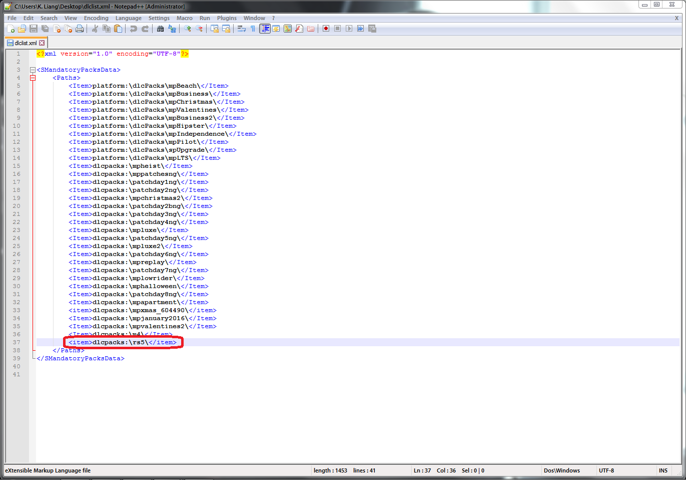 GTA V 交通工具模組修改教學 ~ K.L. 隨手札記
