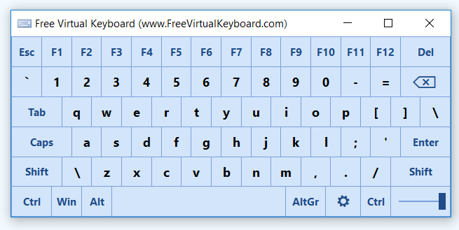 Download Free Virtual Keyboard For Windows - PC - Free Of Cost Downloads
