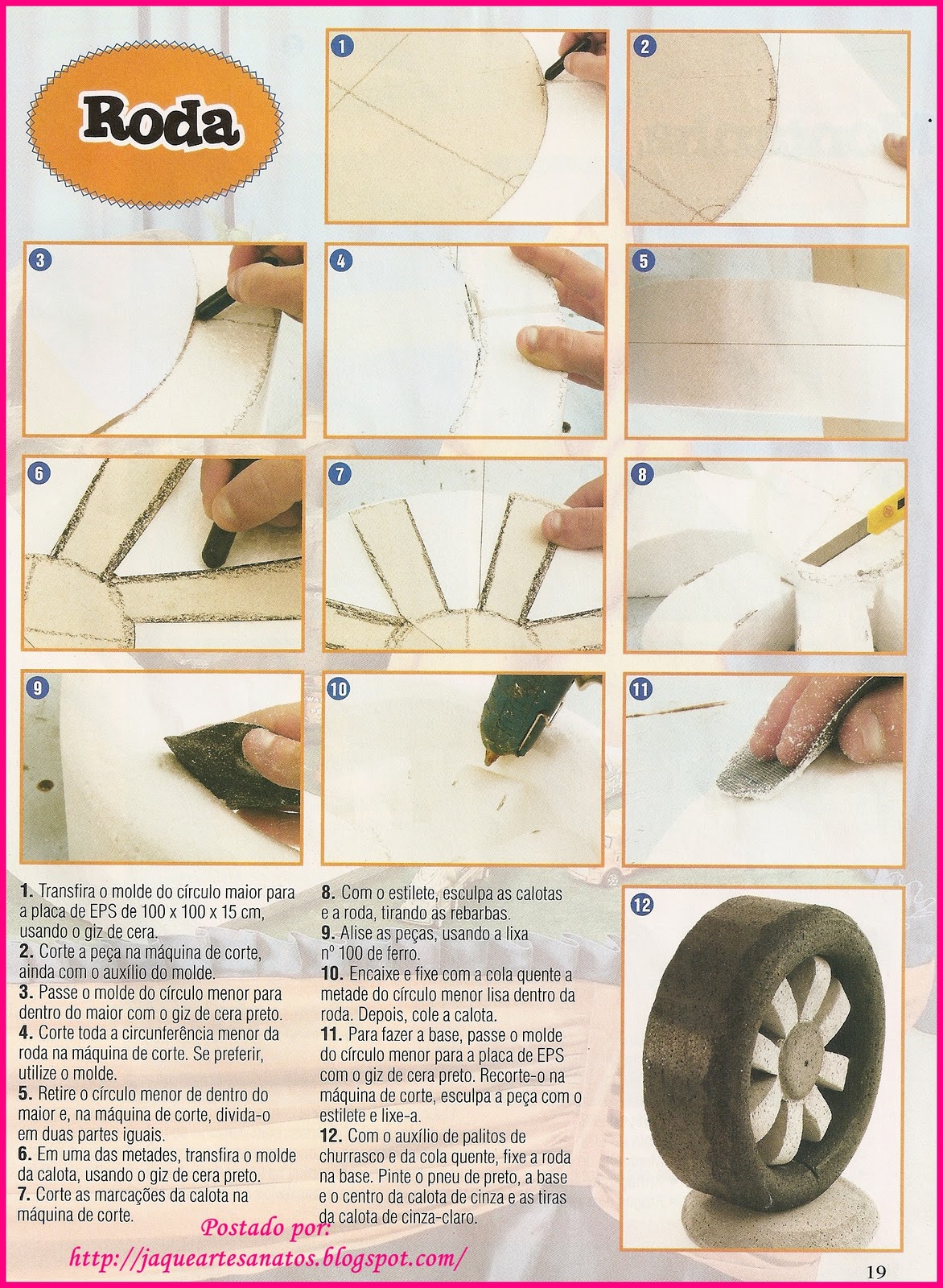 Artesanato para todos: Carros Cars Disney de Espuma com Moldes