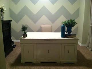 Crafty and We Know It!: Chevron accent wall