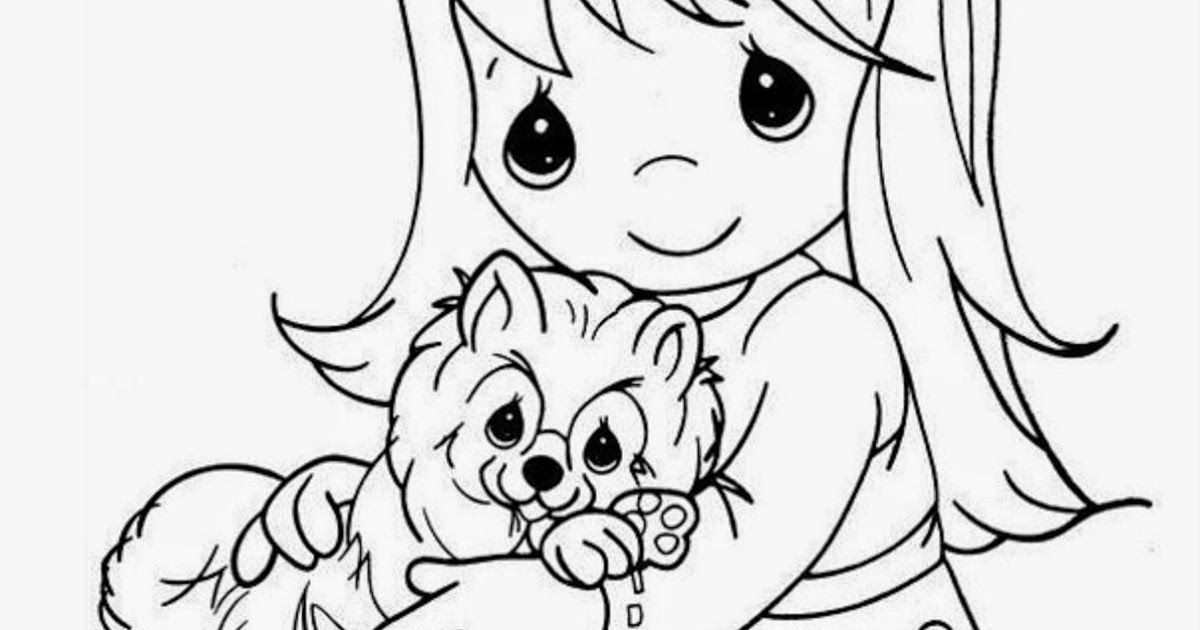 Hudtopics: Girl Cartoon Coloring Pages