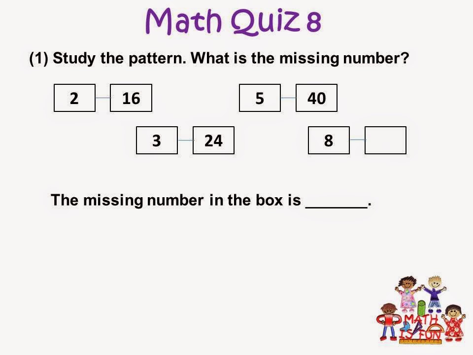 BGPS P3-1 2015: Math Quiz 8