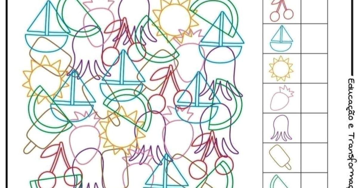 Classificando e contando Fichas para trabalhar classificação e contagem ...