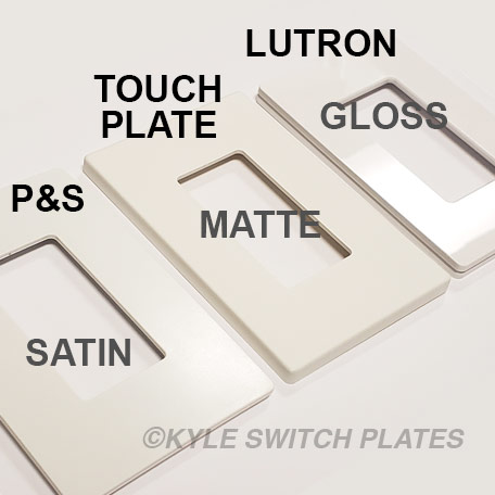 Kyle Switch Plates: Types of Screwless Wall Plates - Lutron, P&S, Touch ...