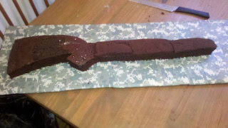 Jessica's Sweets and More: Rifle Gun Cake