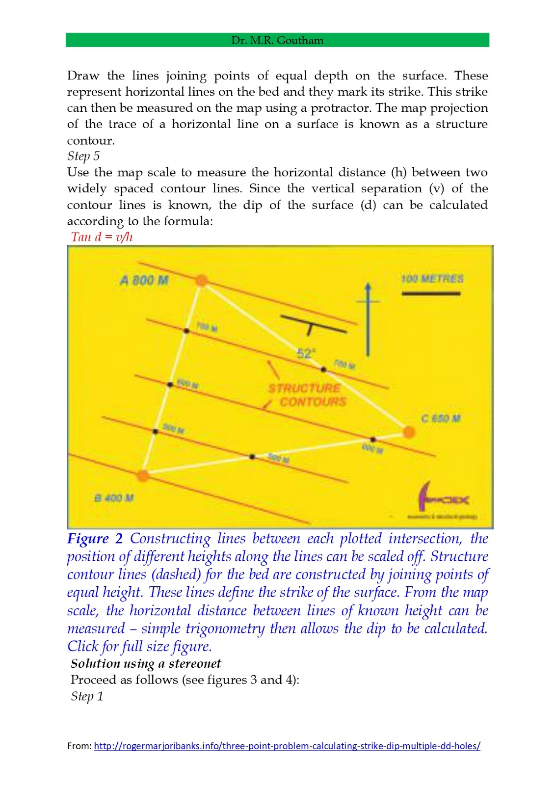 Department of Geology : 2019