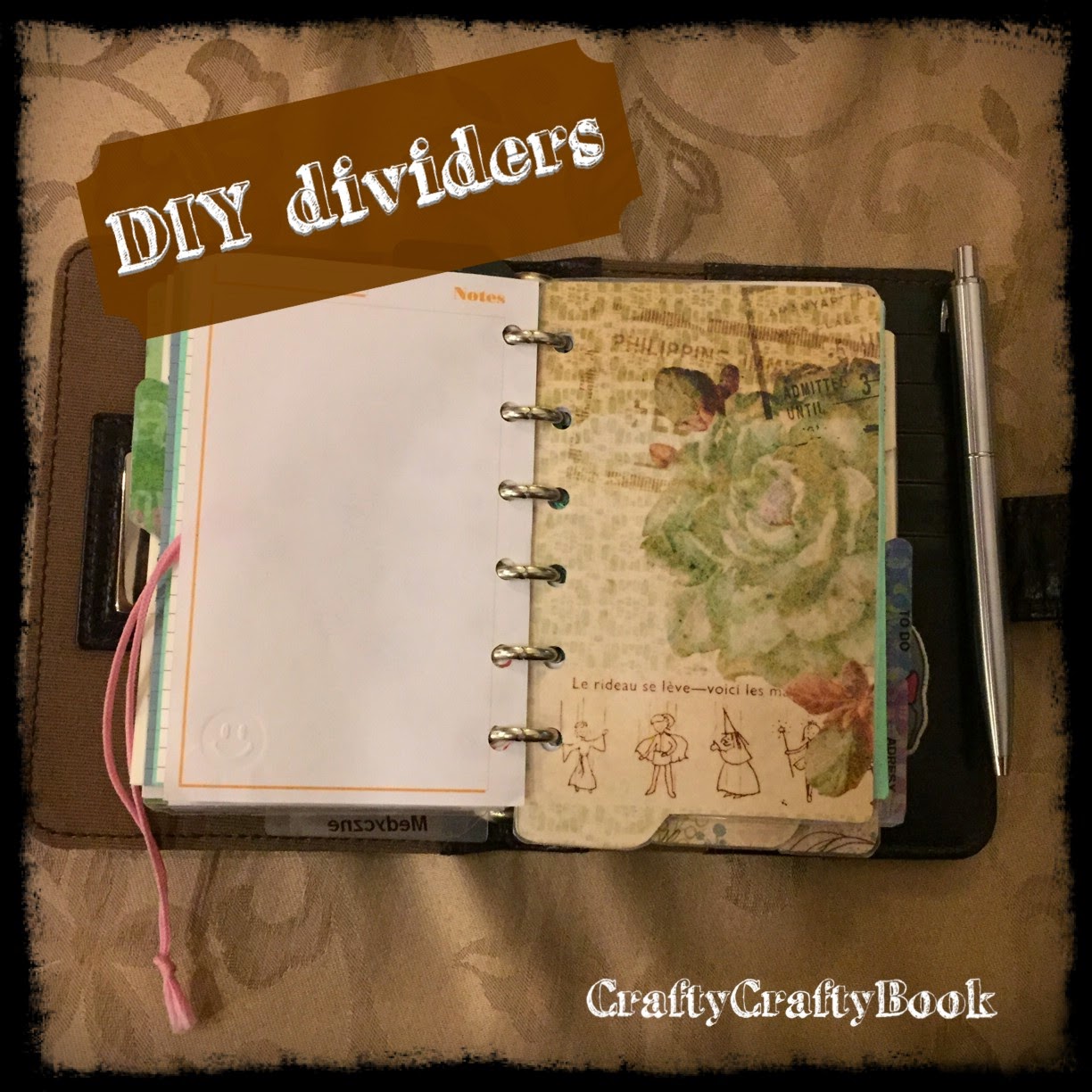 Crafty Crafty Book: DIY - 3 vertical dividers