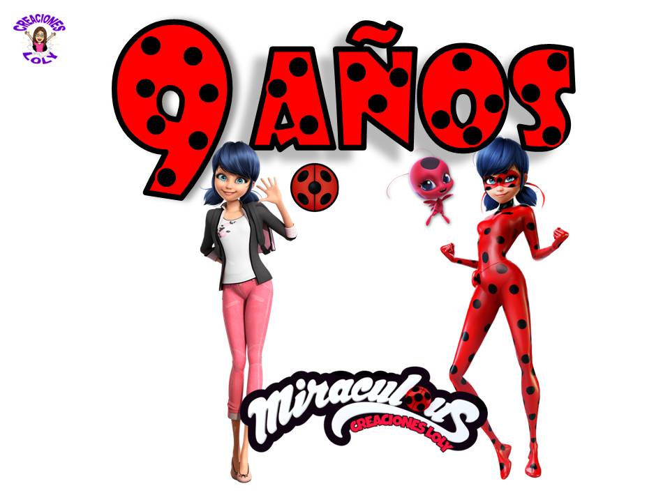 Creaciones Loly: TOPPERS MIRACULOUS LADY BUG