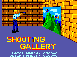 1757. Shooting Gallery de MASTER SYSTEM en ESPAÑOL (Acción/Shooter)