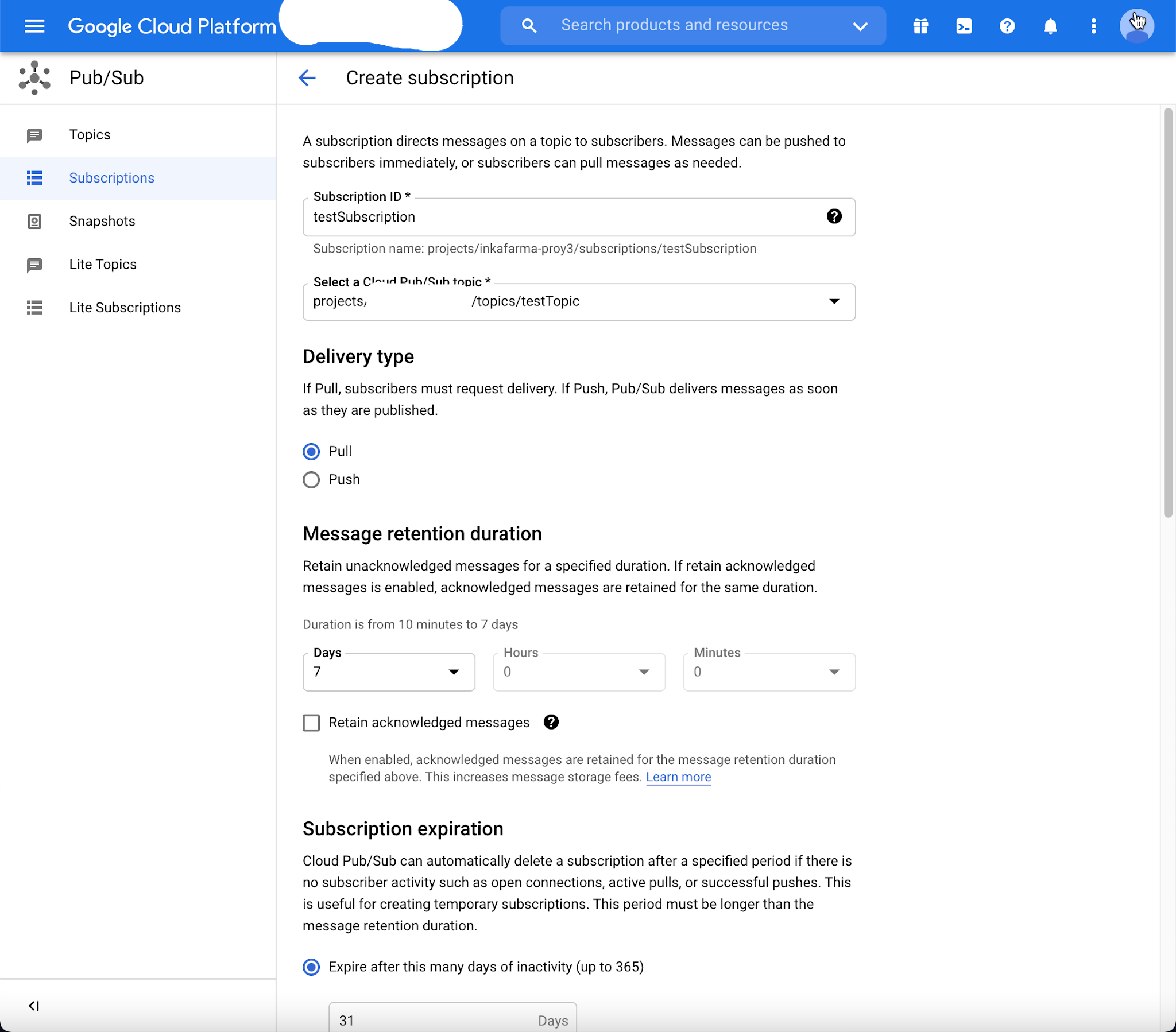Trabajando Con Pubsub De Gcp ~ Blog Joedayz Pe