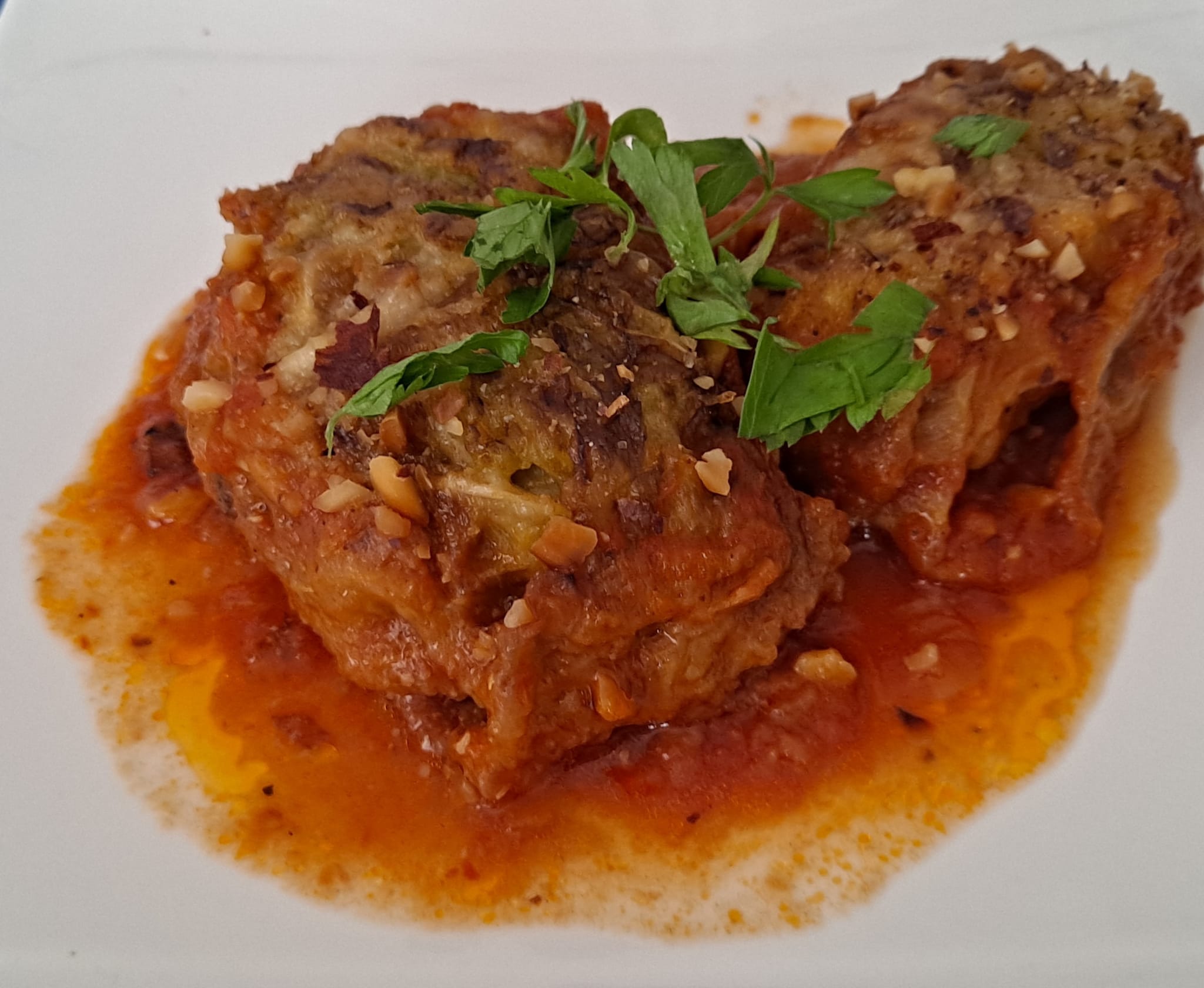 CriJoArMaEl: Farcellets de col amb carn i bolets