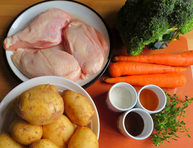 Roast Chicken, with Mini Roasts and Sides | The English Kitchen