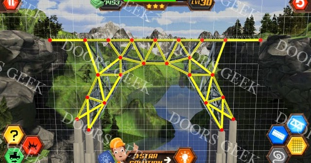Bridge Construction Simulator [Easy] Level 30 ~ Doors Geek