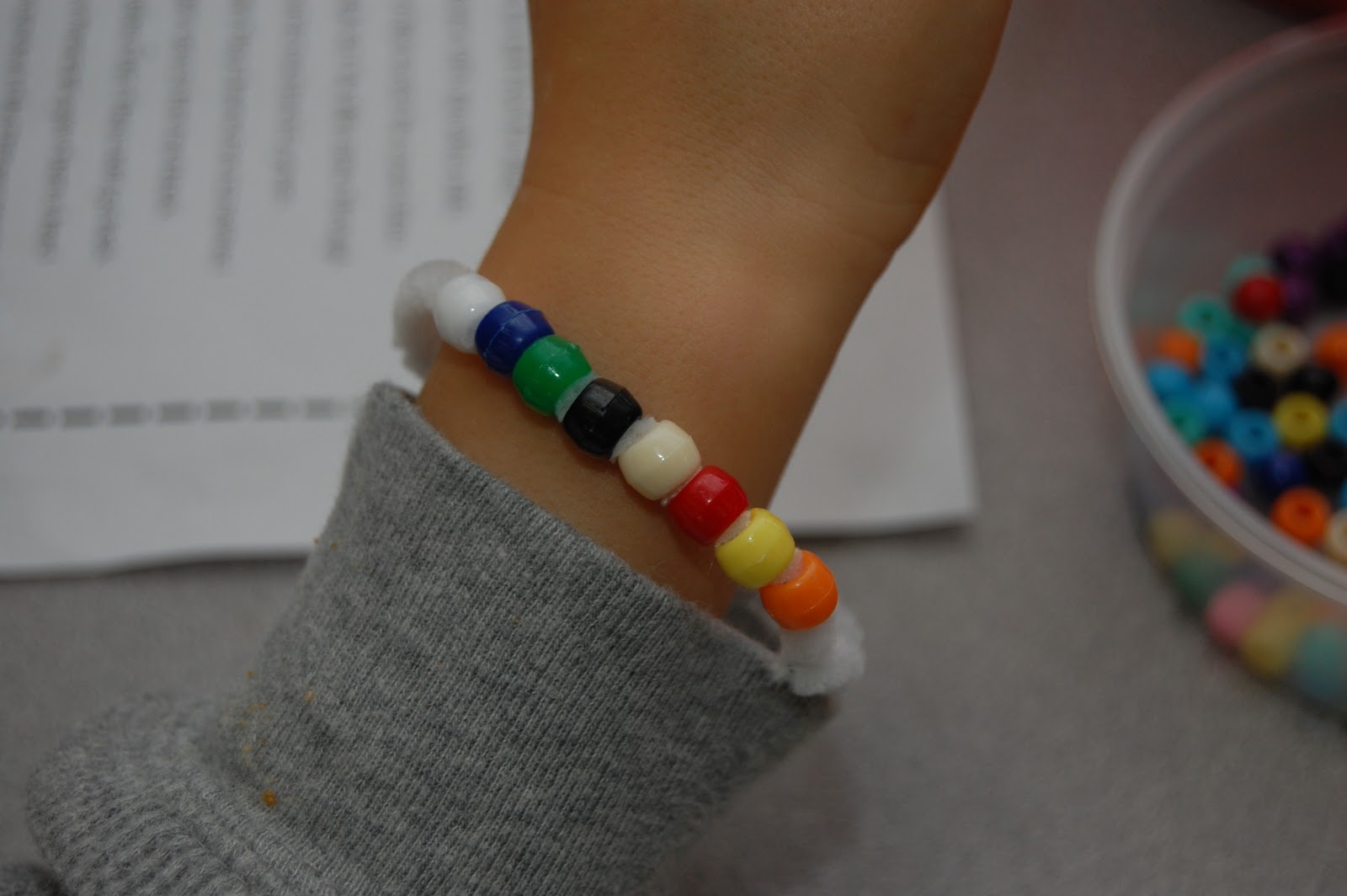 Ms. White's Wild Things!: Thanksgiving Story Bracelet