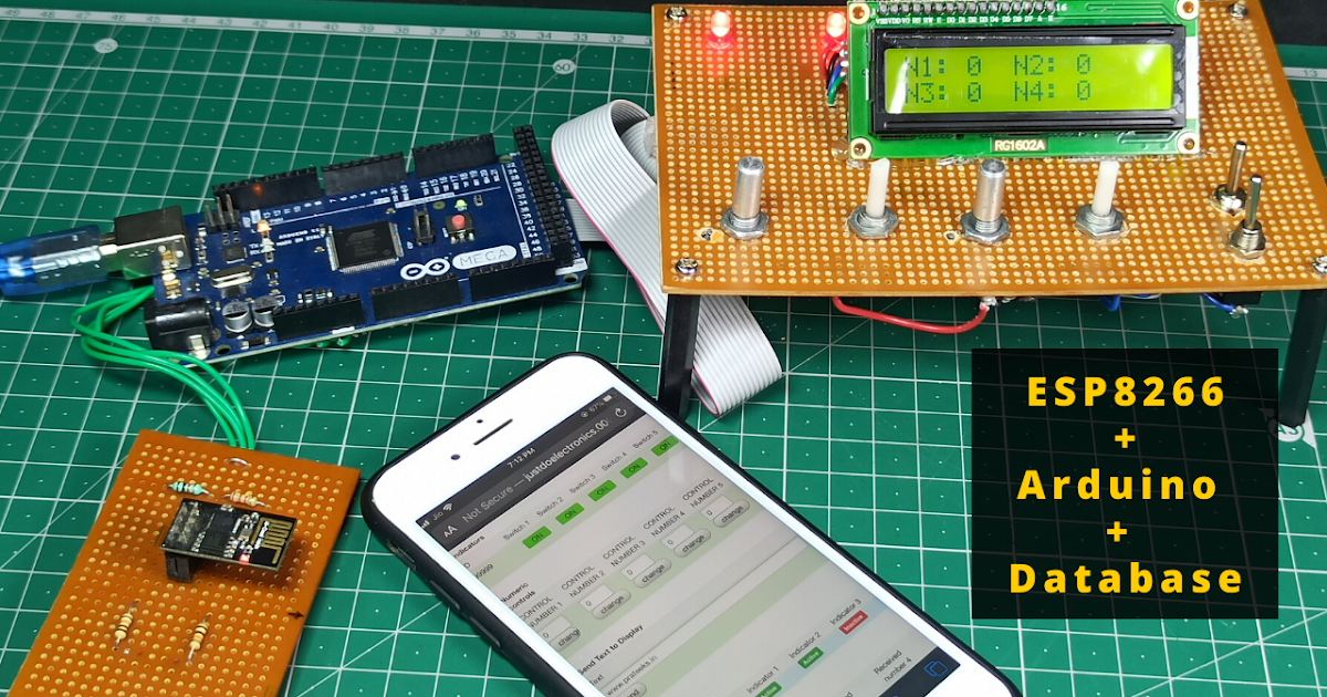 Arduino Mega + ESP8266 + Database