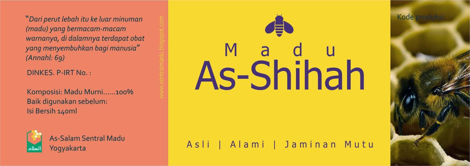 Label Botol Madu (3) ~ Kayyis_Design