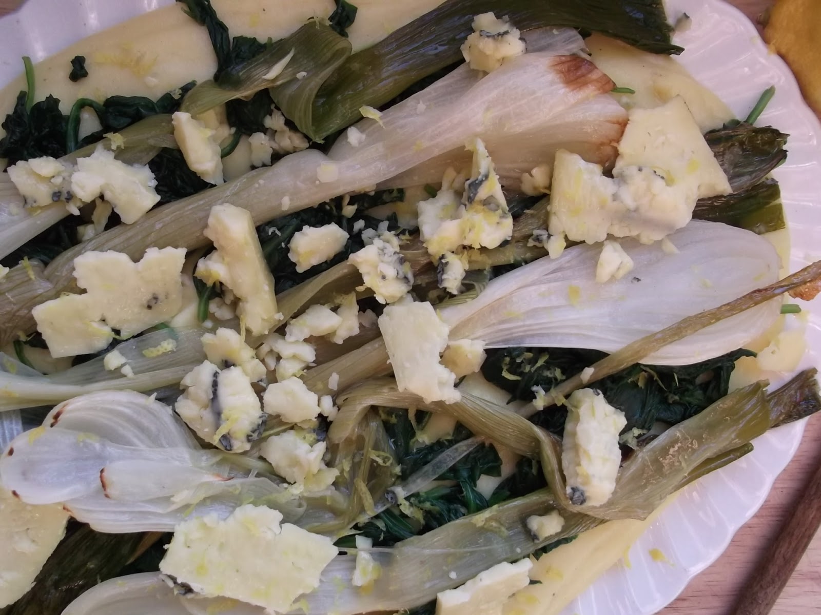 chip butties and noodle soup: Brighton Blue Cheese Polenta with Braised ...