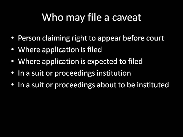 Civil Procedure Code - All about Caveat (Section 148A)