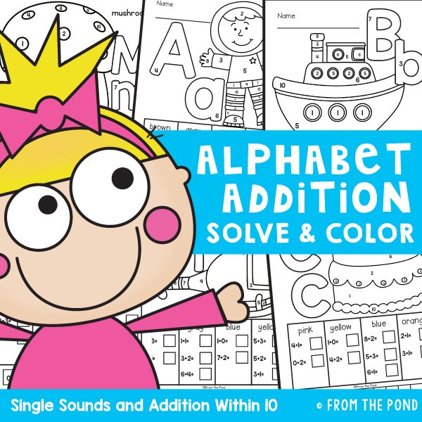 Alphabet Addition | From the Pond