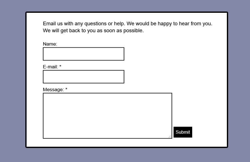 How To Add A Contact Form & Create A Separate Contact Us Page On Blogger