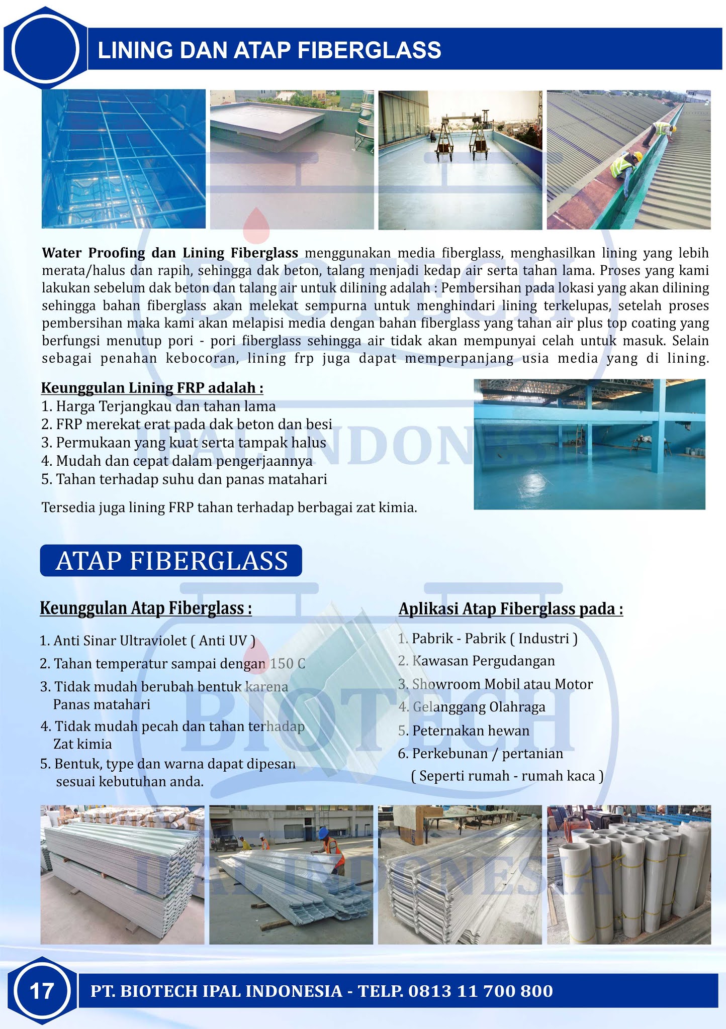 Produsen Septic Tank Biotech: Brosur