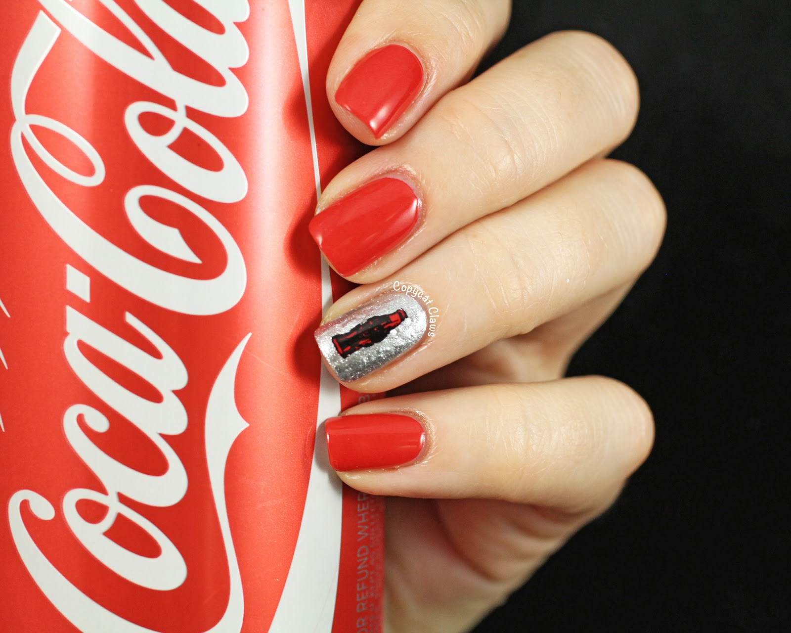 Copycat Claws: OPI Coca-Cola Nails