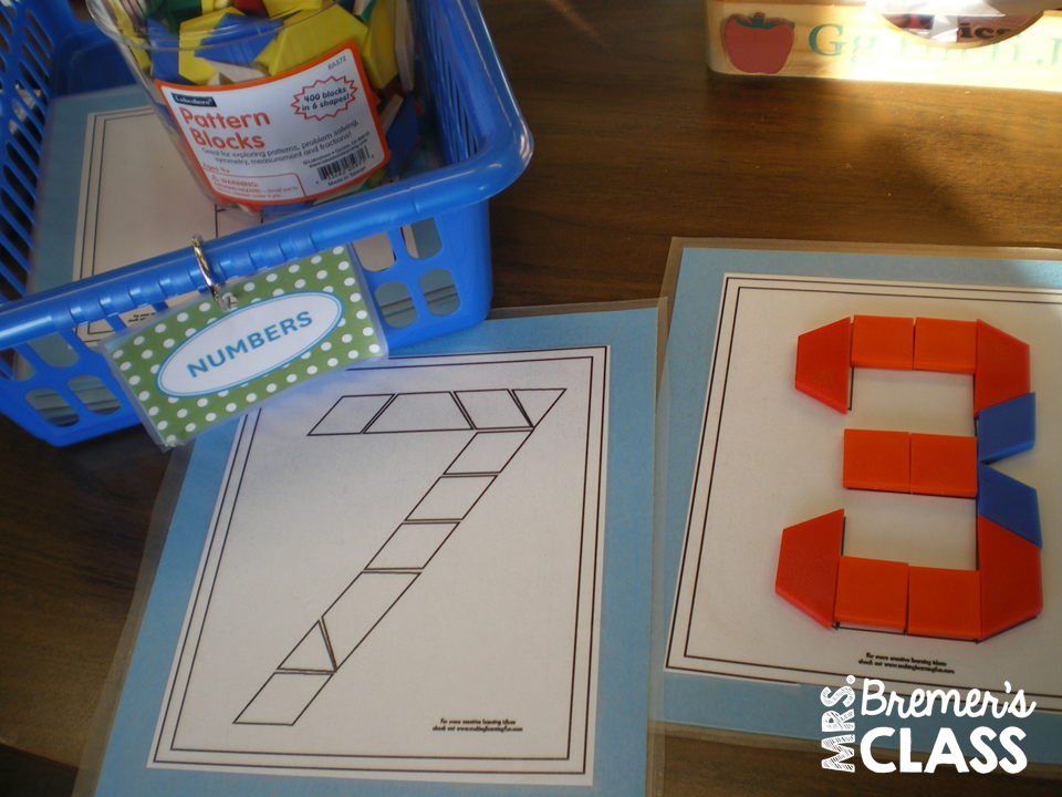 Math Center Activities for Kindergarten | Mrs. Bremer's Class