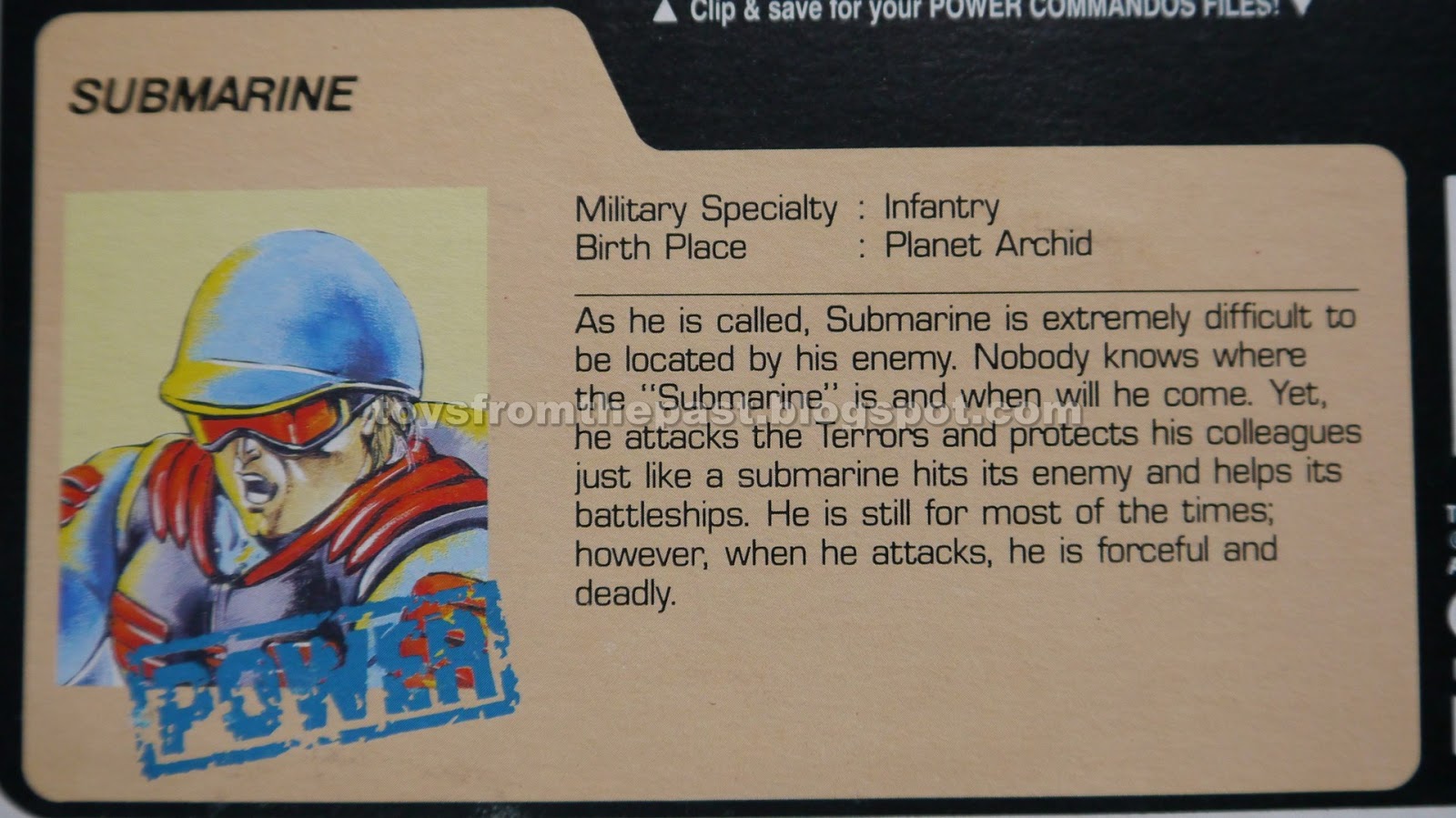 Toys from the Past: #947 POWER COMMANDOS - FIGURES FROM WAVE 1 (1992)