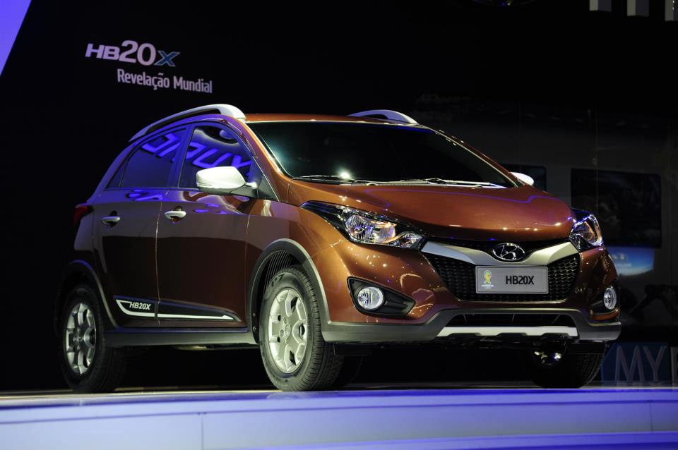 Hyundai HB20X: a principal atração da Hyundai no salão de São Paulo