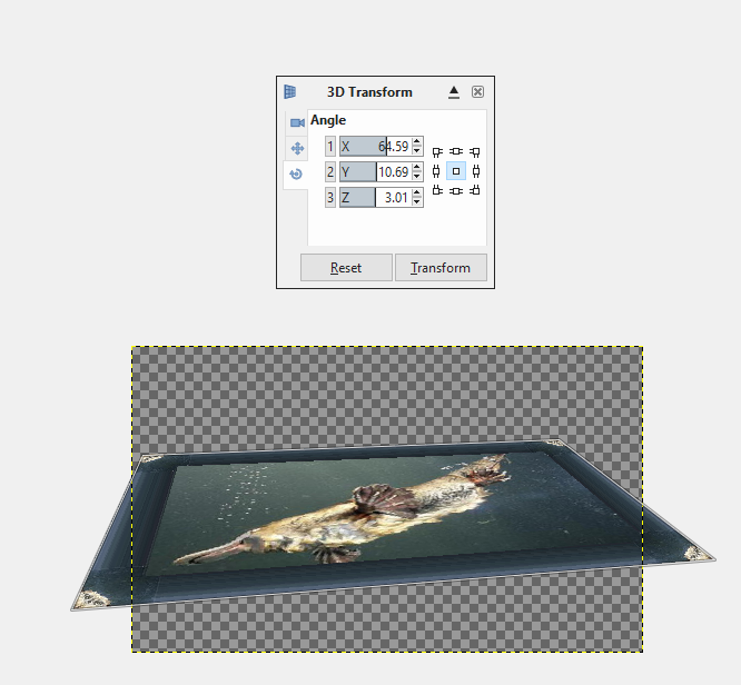 Gimp Newby Transformation Tools