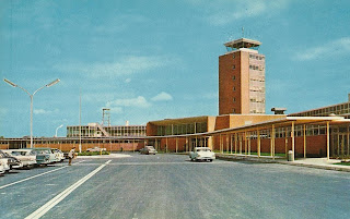 Vintage Travel Postcards: Port Columbus Airport - Columbus, Ohio