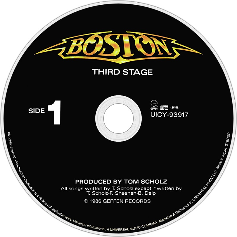 On The Road Again: Boston "Third Stage"