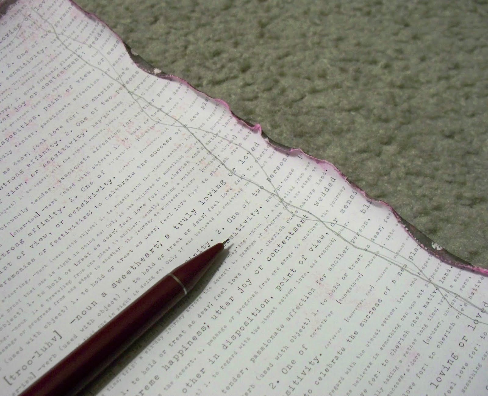 Cheryl's Passion : Tutorial - Hand stitching around the page